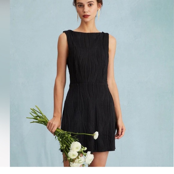RIHOAS | Dresses | Nwt Solid Water Ripple Textured Sleeveless Mini ...